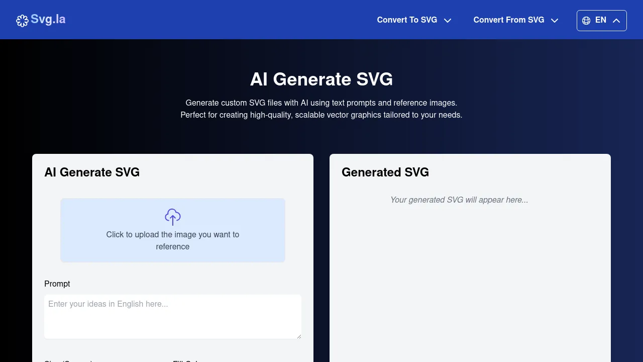 AI Generate SVG by SVG.la - BestofAI